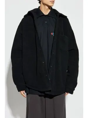 Balenciaga Brushed-finish Fleece Shirt