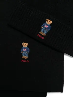Polo Ralph Lauren Bear-motif Scarf Set