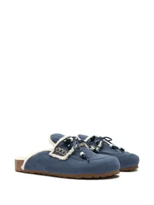 SCAROSSO Gita Mules - Blue