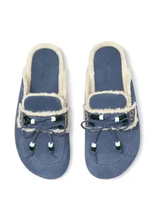 SCAROSSO Gita Mules - Blue