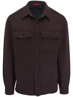 Isaia Long Sleeve Shirt Jacket