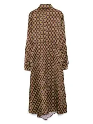 Hugo Geometric-pattern Midi Dress