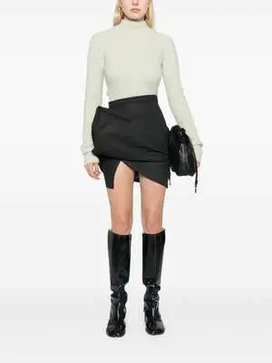 Rick Owens Draped Mini Skirt