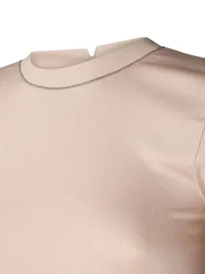 Brunello Cucinelli Monili-embellished T-shirt