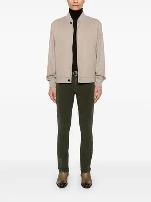 Zegna Oasi Cashmere Bomber Jacket - Neutrals