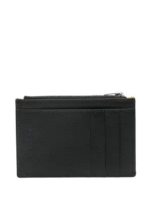 DOUCAL'S Leather Card Holder - Black