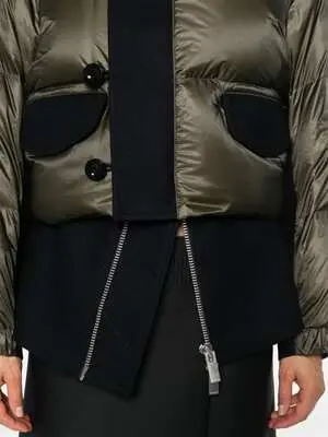 Sacai Layered Puffer Jacket - Green