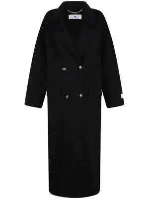 Elisabetta Franchi Double-breasted Wool Coat