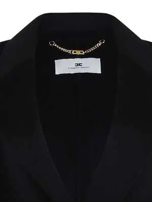 Elisabetta Franchi Double-breasted Wool Coat