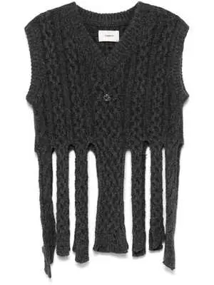 Coperni Shredded Vest - Grey