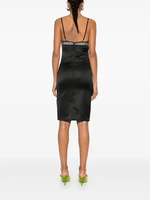 Oseree Crystal-embellished Tube Dress