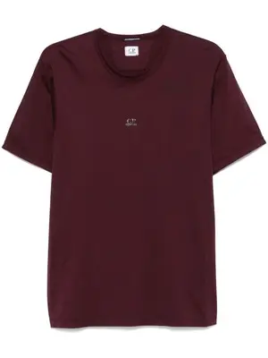 C.P. COMPANY Logo-print T-shirt - Purple