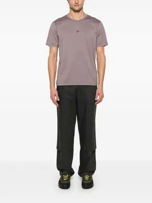 C.P. COMPANY Logo-print T-shirt - Purple