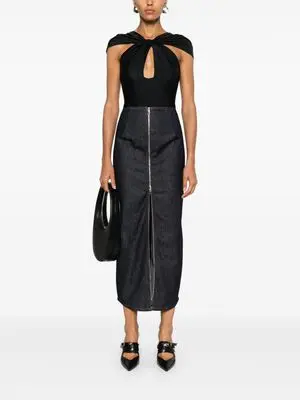 Coperni Denim Maxi Skirt