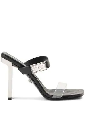 Versace Leather High Heel Sandals