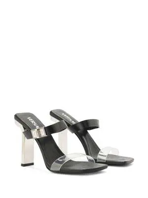 Versace Leather High Heel Sandals