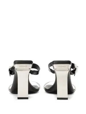Versace Leather High Heel Sandals