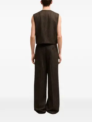 AMI Paris Pinstriped Wool Vest