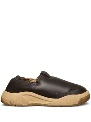 AMI Paris Slip-on Leather Sneakers