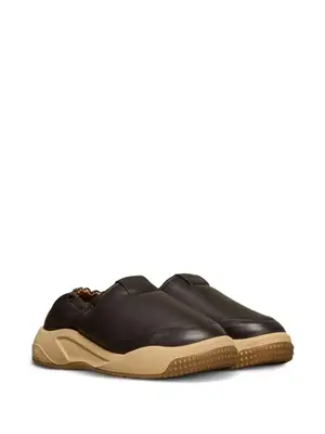 AMI Paris Slip-on Leather Sneakers