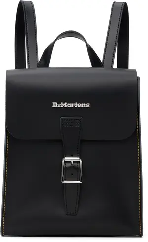 Dr. Martens Leather Mini Backpack - Black Kiev/black Smo