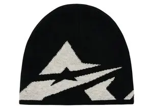 Palace Avirex Nein Cuff Beanie - Black | Editorialist