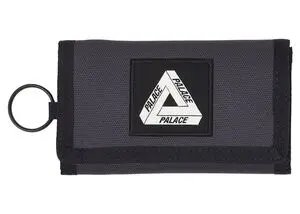 PALACE Cordura Duck Canvas Trifold Wallet Carbon/black