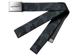 Carhartt Wip Chrome Clip Belt - Grey Duck Camo