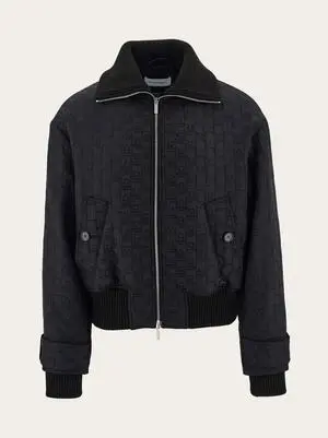 FERRAGAMO Monogram Nylon Blouson