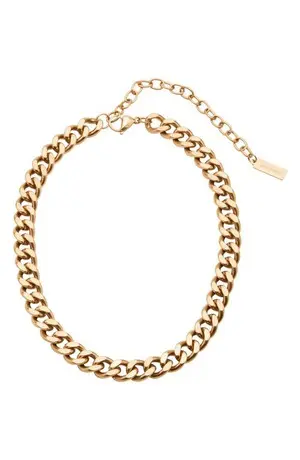 ST. MORAN Curb Chain Necklace - Gold