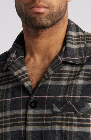Majestic International Country Cotton Flannel Pajamas - Charcoal