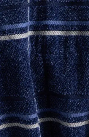 Majestic International Out Of Office Stripe Terry Velour Robe
