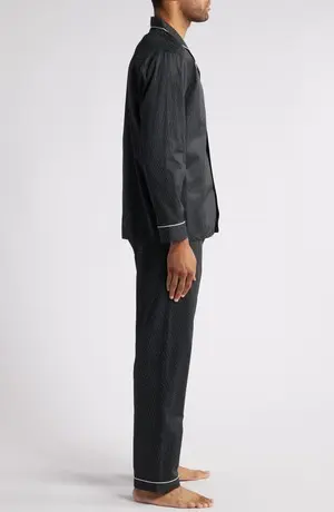 Majestic International Revival Microdot Cotton Sateen Pajamas