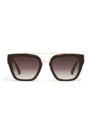 Quay QUAY Sweet Talker 65mm Square Sunglasses Neutral Tort/brown