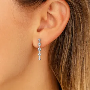 DONATELLO GIAN Name' Graduated Drop Earrings