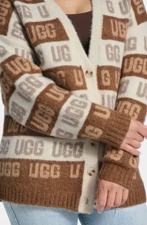 UGG Graphic Logo Cardigan