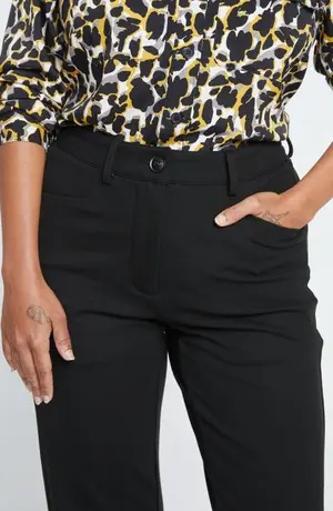 Universal Standard Ponte Cigarette Pants - Black