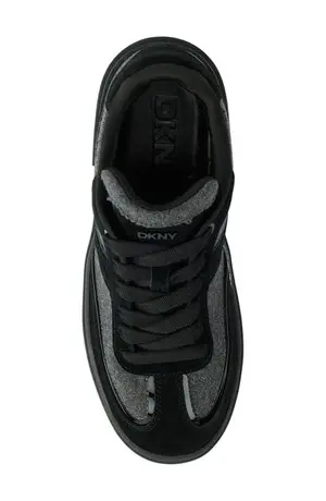 Dkny Bethan Platform Sneakers - Black/ Grey