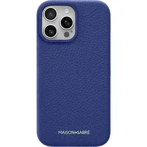 MAISON DE SABRE Leather Phone Case - Lapis Blue