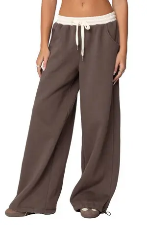 EDIKTED Mikki Wide-leg Sweatpants