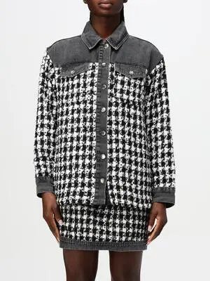 Liu Jo Houndstooth Textured Jacket
