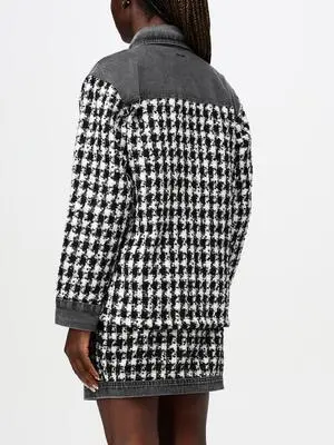 Liu Jo Houndstooth Textured Jacket