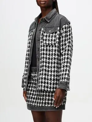 Liu Jo Houndstooth Textured Jacket