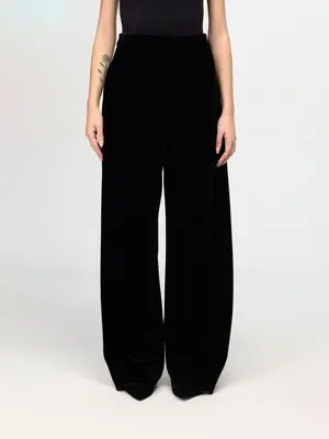 Sportmax Velvet Wide Leg Trousers