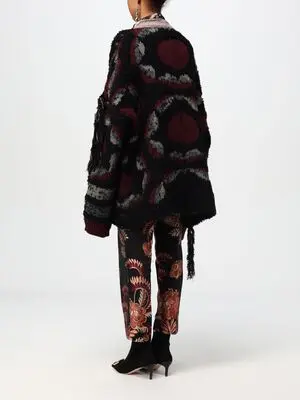 Etro Multicolor Patterned Knit Cardigan