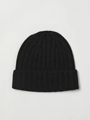 Aspesi Ribbed Hat - Black 1