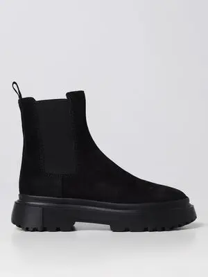 Hogan Flat Ankle Boots