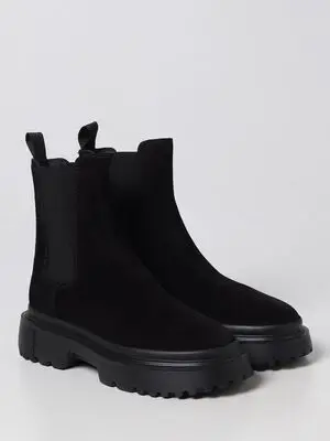 Hogan Flat Ankle Boots