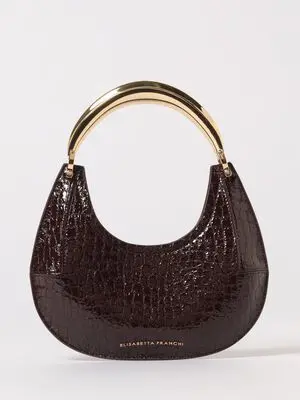 Elisabetta Franchi Textured Shoulder Bags