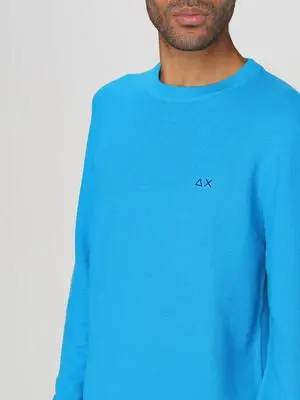 SUN 68 Crew Neck Pullover - Turquoise